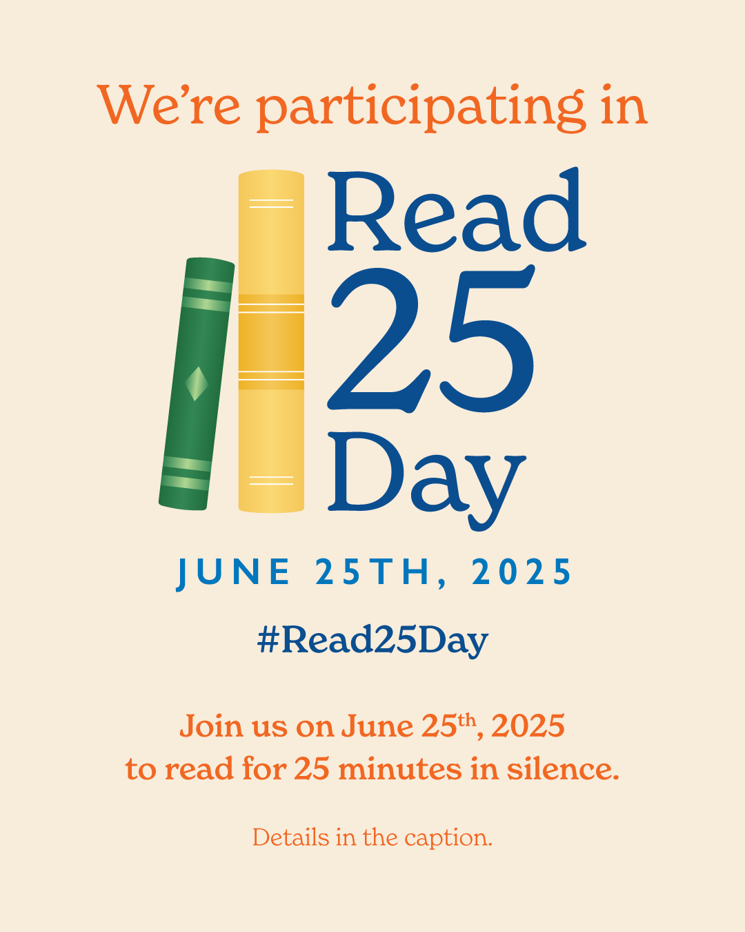 Read 25 Day | The Roasted Bookery | Independent Bookstore & Café in ...
