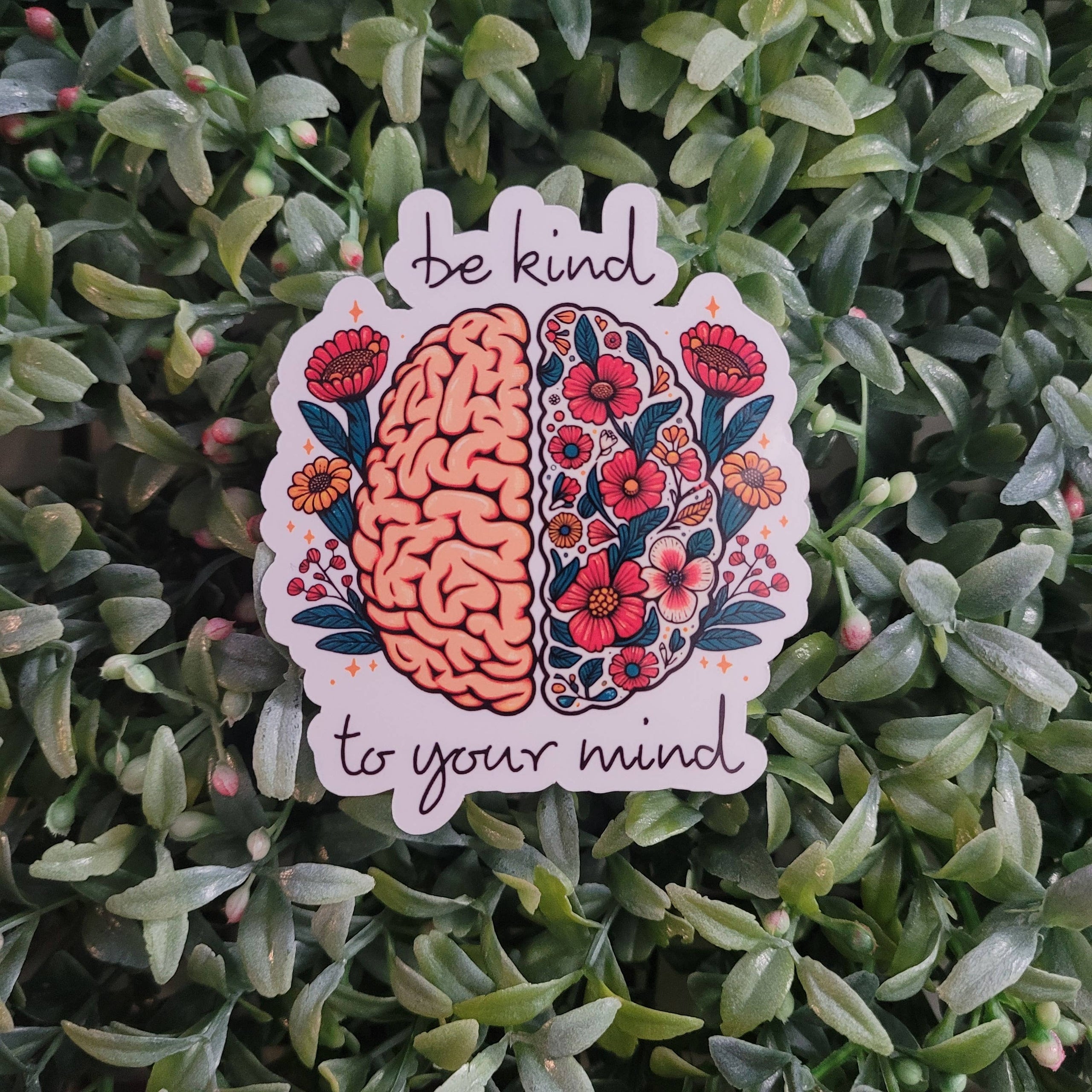 Self Care Tribe - Be Kind to Your Mind Sticker | The Roasted Bookery ...