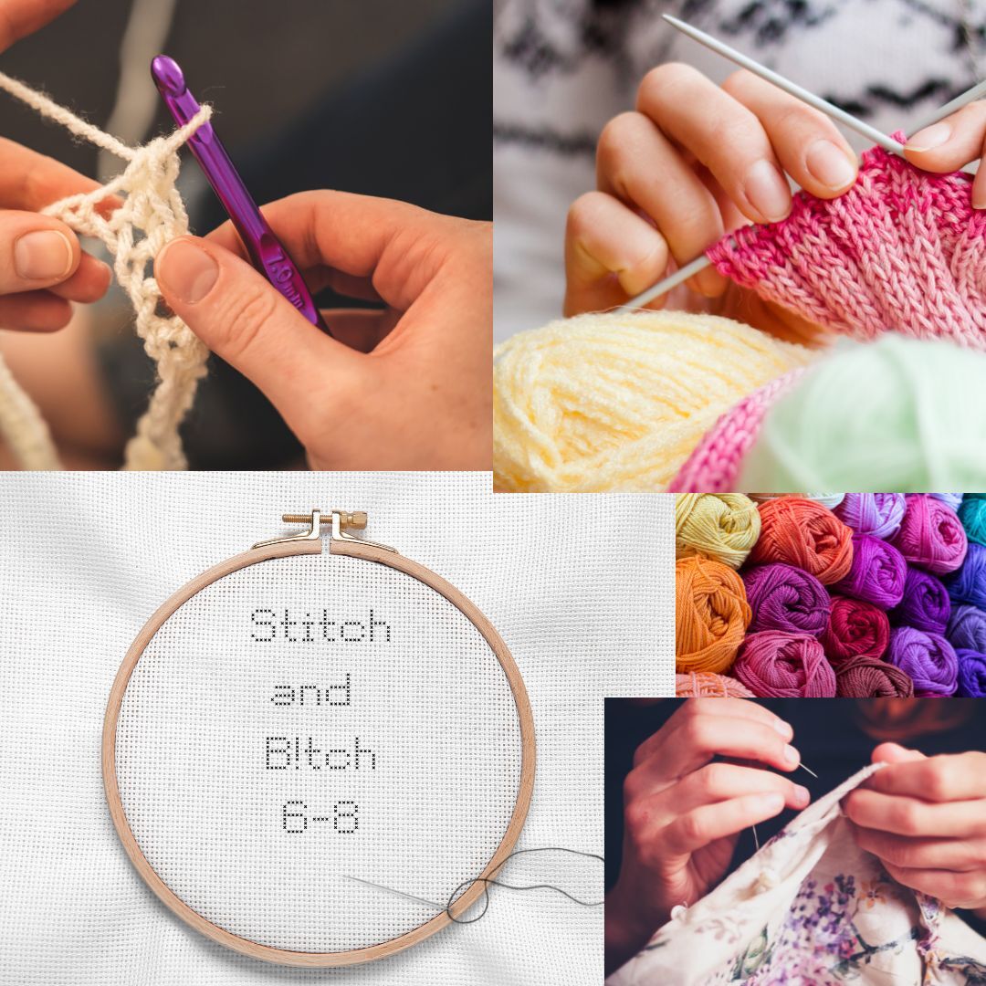 Stitch and B!tch August | The Roasted Bookery | Independent Bookstore ...