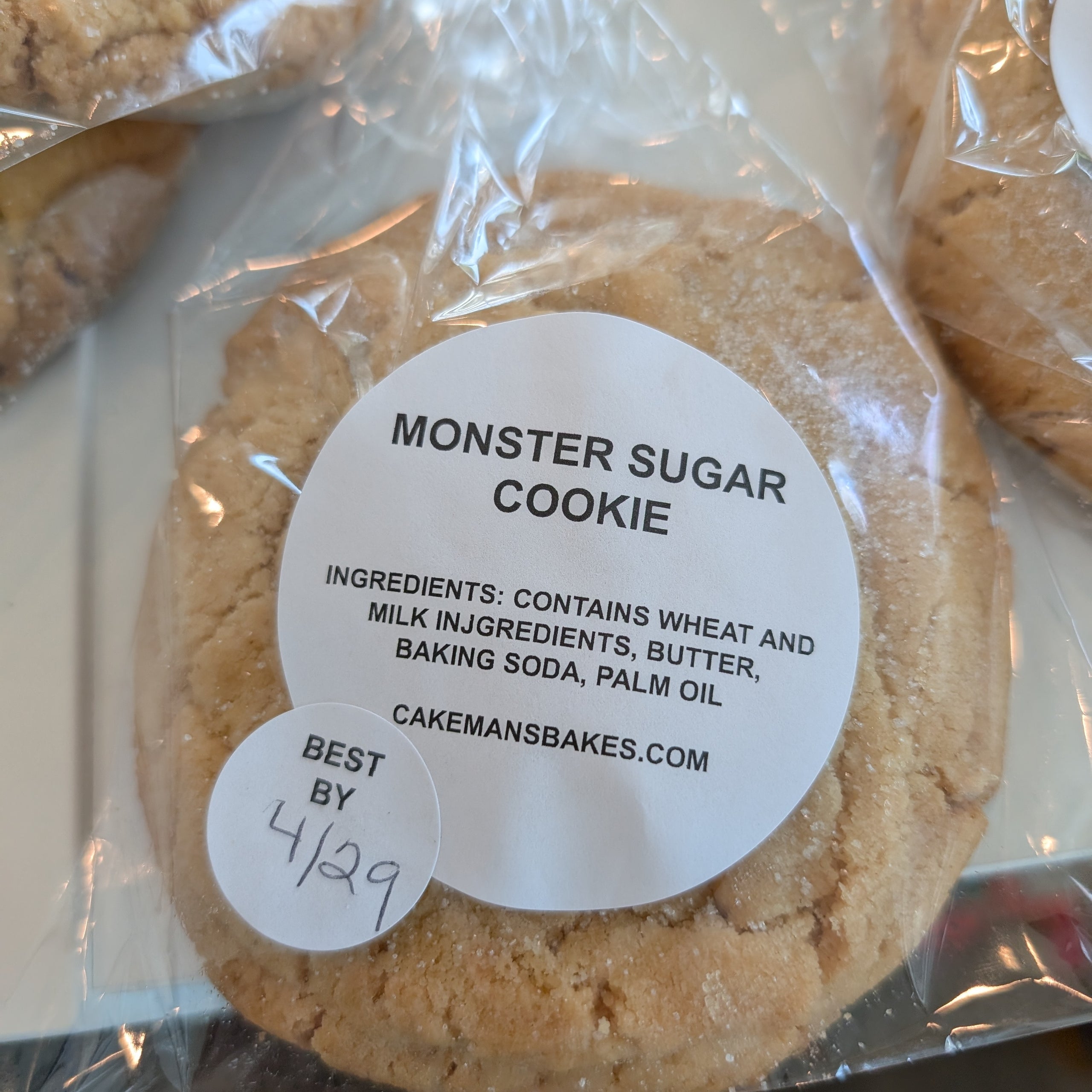 Monster Sugar Cookie | The Roasted Bookery | Independent Bookstore ...